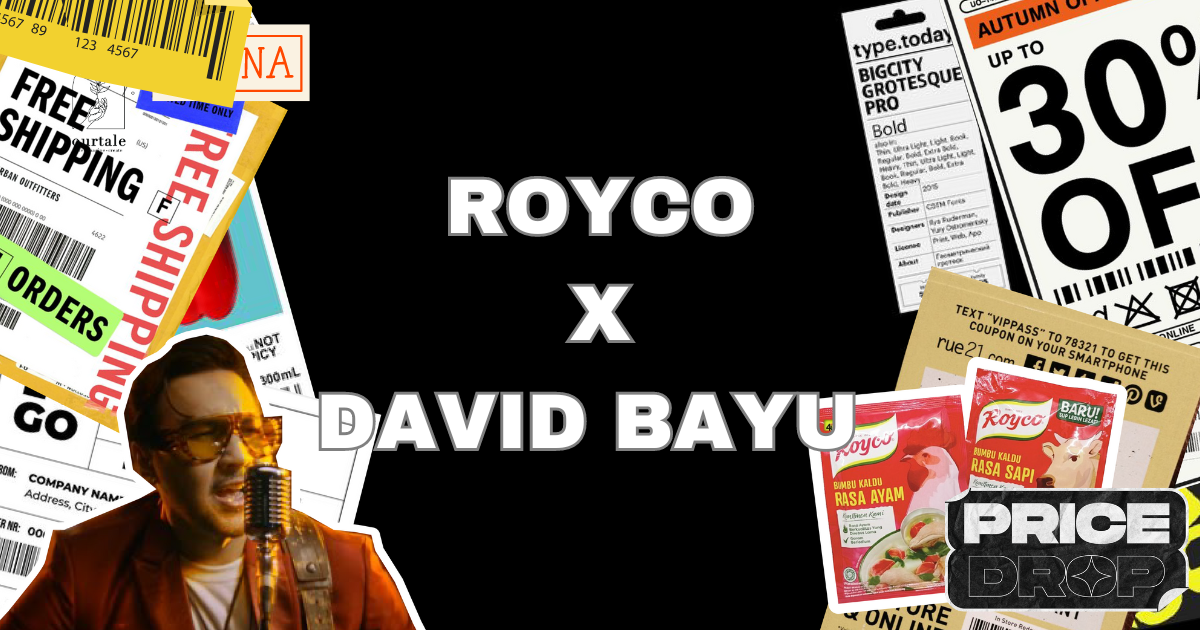 Royco X David Bayu, Kolaborasi Brand Dikira Comeback Band - Ourtale Blog